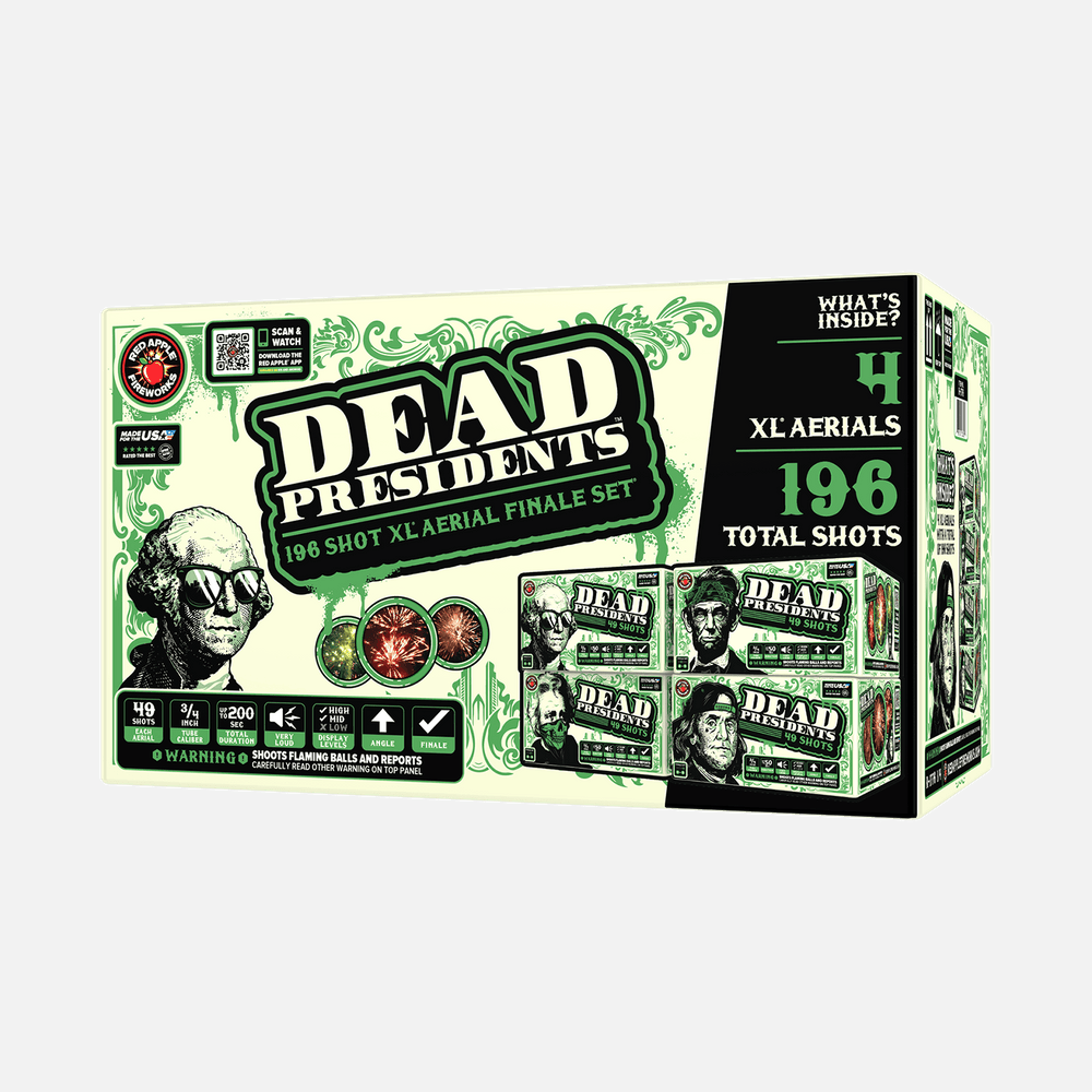 Buy Dead Presidents™ 196 Shot XL® Aerial Finale Set® Fireworks Online