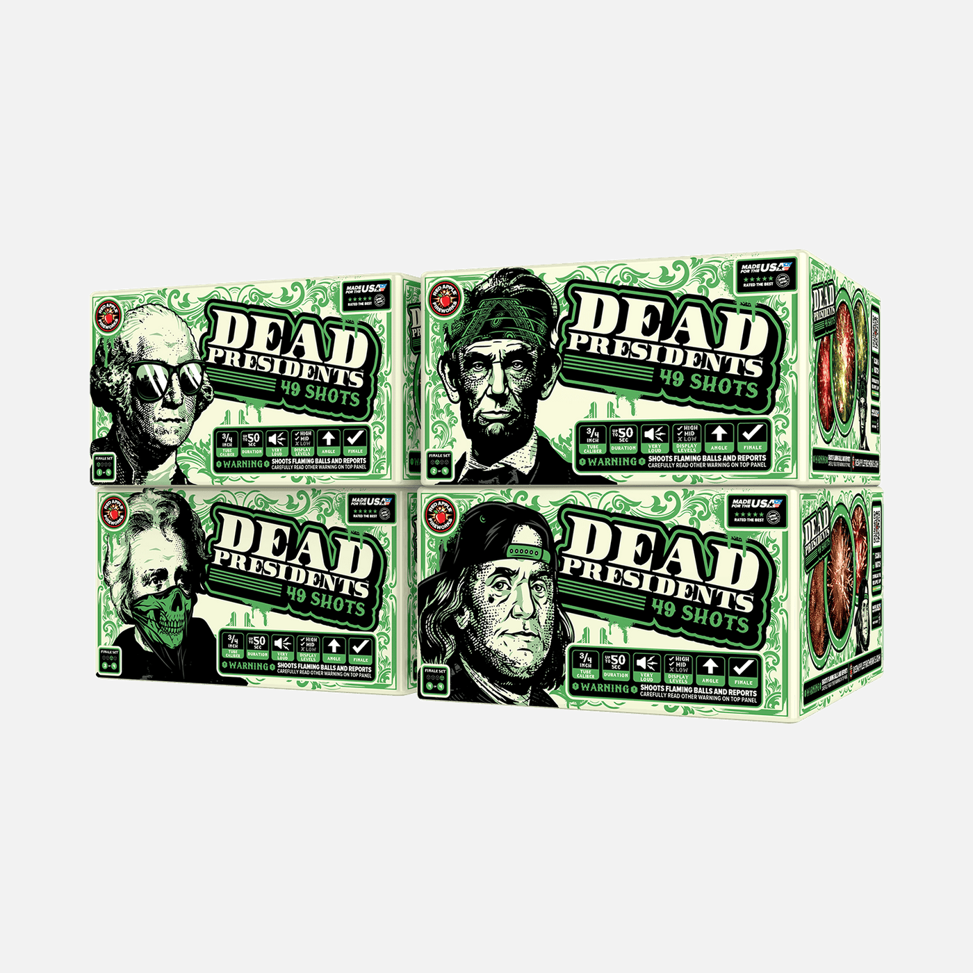 Buy Dead Presidents™ 196 Shot XL® Aerial Finale Set® Fireworks Online