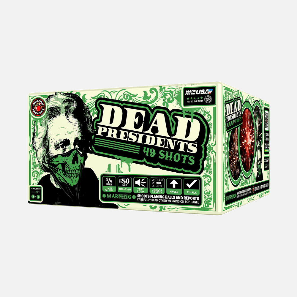 Buy Dead Presidents™ 196 Shot XL® Aerial Finale Set® Fireworks Online
