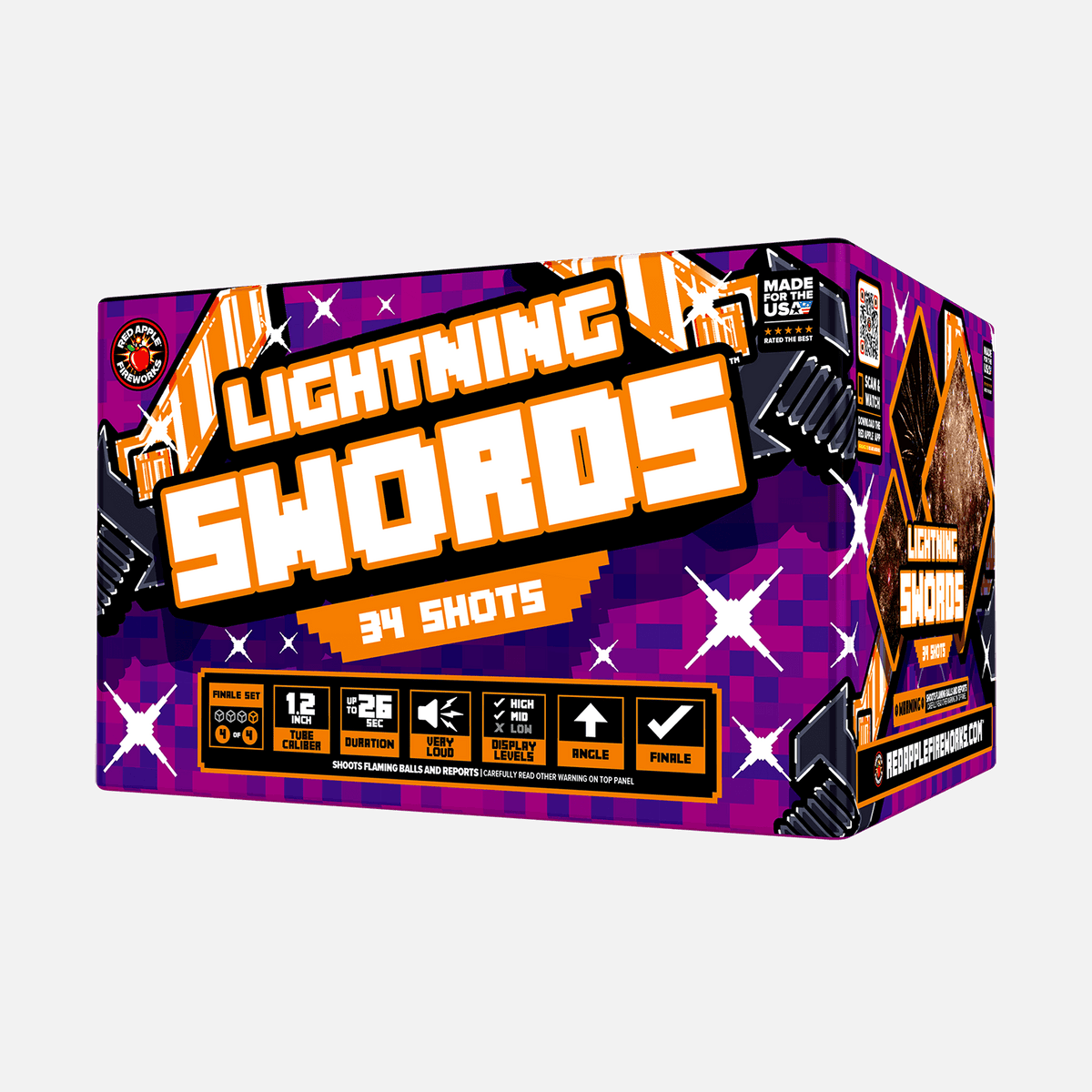 Buy Swords™ 136-Shots XL® Aerial Finale Set® Fireworks Online