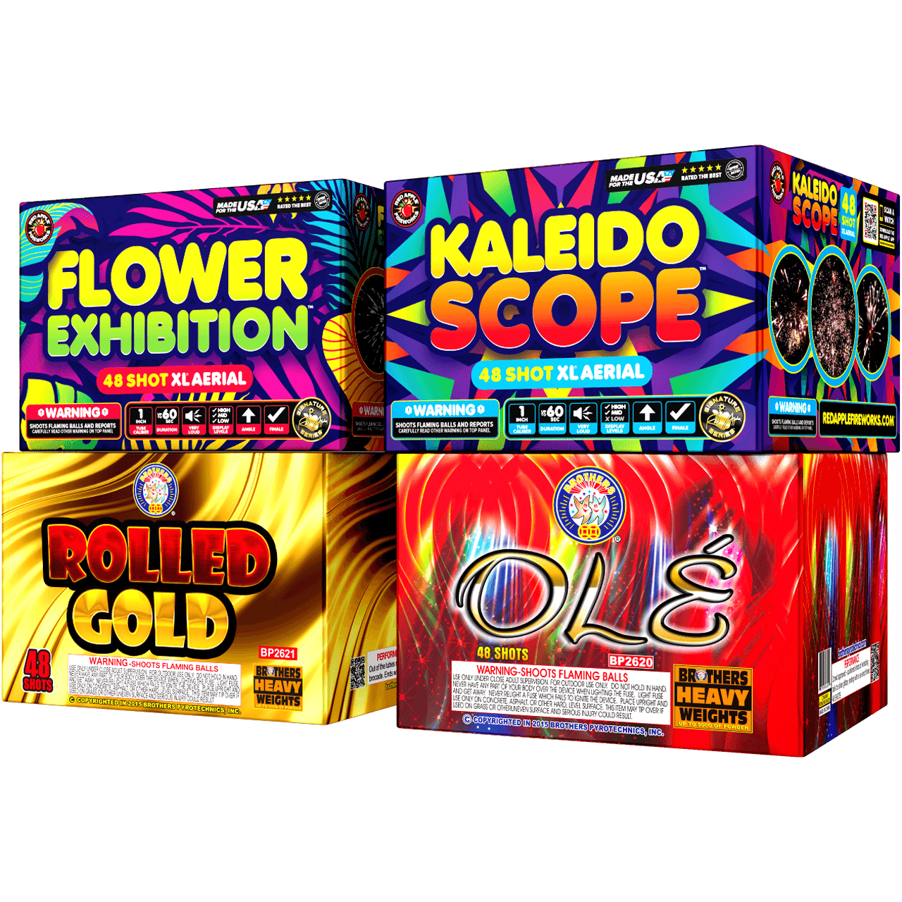 Buy Spectrum™ 192 Shots XL® Aerial Finale Set® by Brother Fireworks ...
