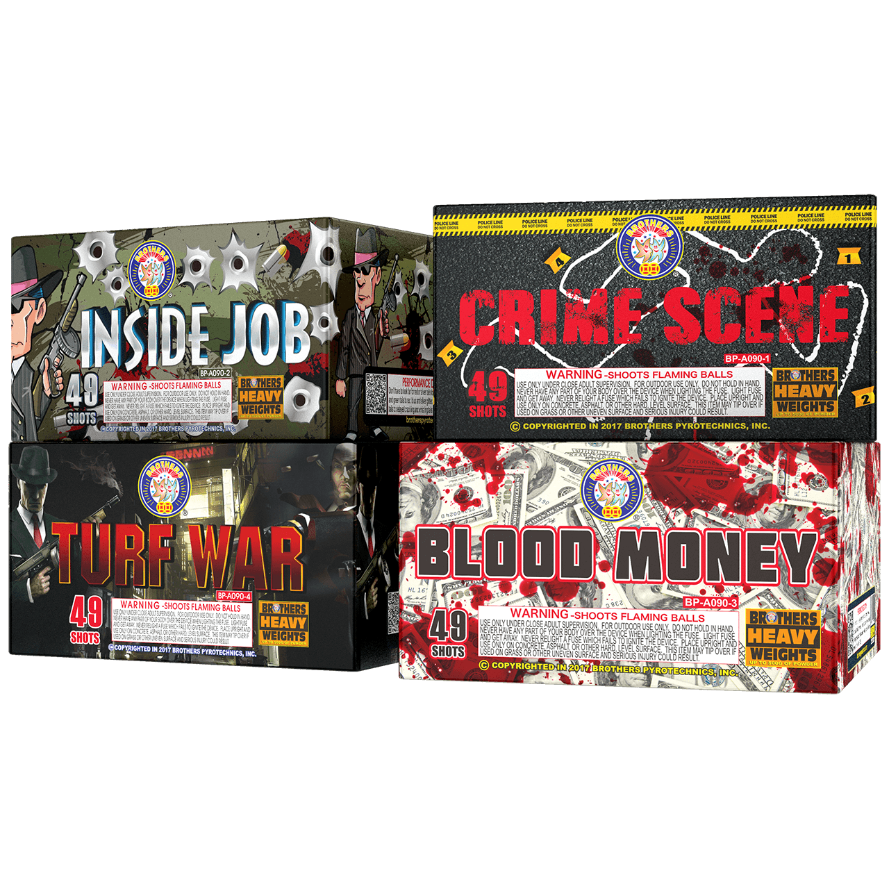 Buy Mob Madness 196 Shots XL® Aerial Finale Set® Fireworks by Brothers ...