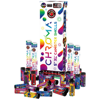 Buy Chroma® 5-Inch XL® Canister Shell Fireworks Online – Red Apple ...
