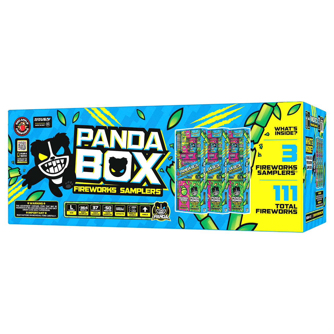 Buy Panda Box® Fireworks Sampler® Fireworks Online – Red Apple® Fireworks