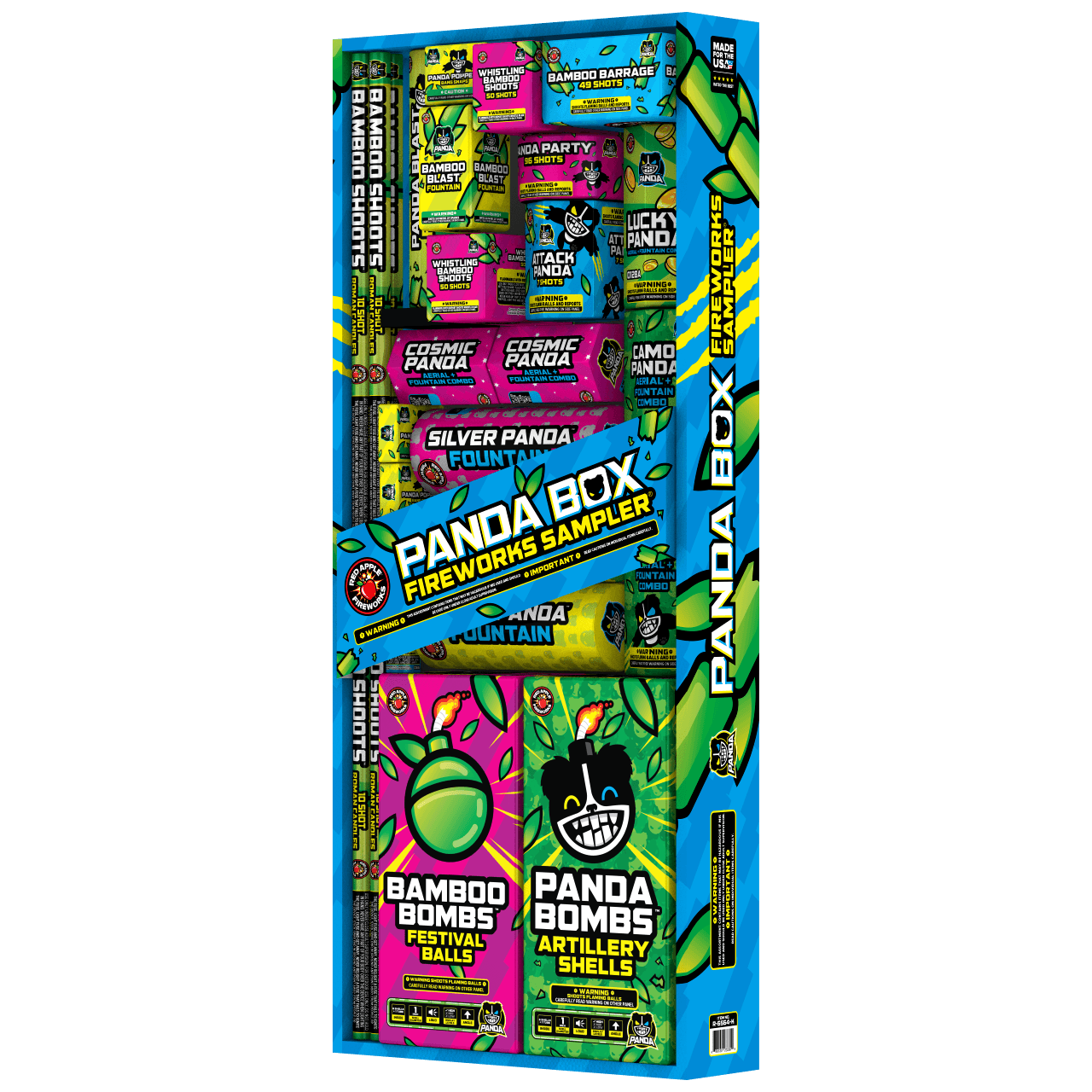 Buy Panda Box® Fireworks Sampler® Fireworks Online – Red Apple® Fireworks
