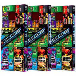 Shop Cobra™ Box Fireworks Samplers® - Buy Today! – Red Apple® Fireworks