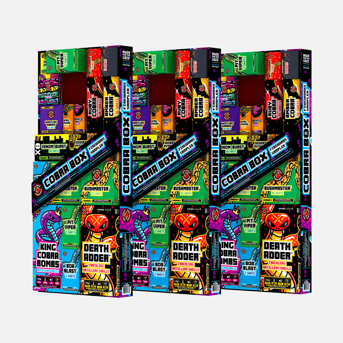 Buy Shop Cobra™ Box Fireworks Samplers® Online