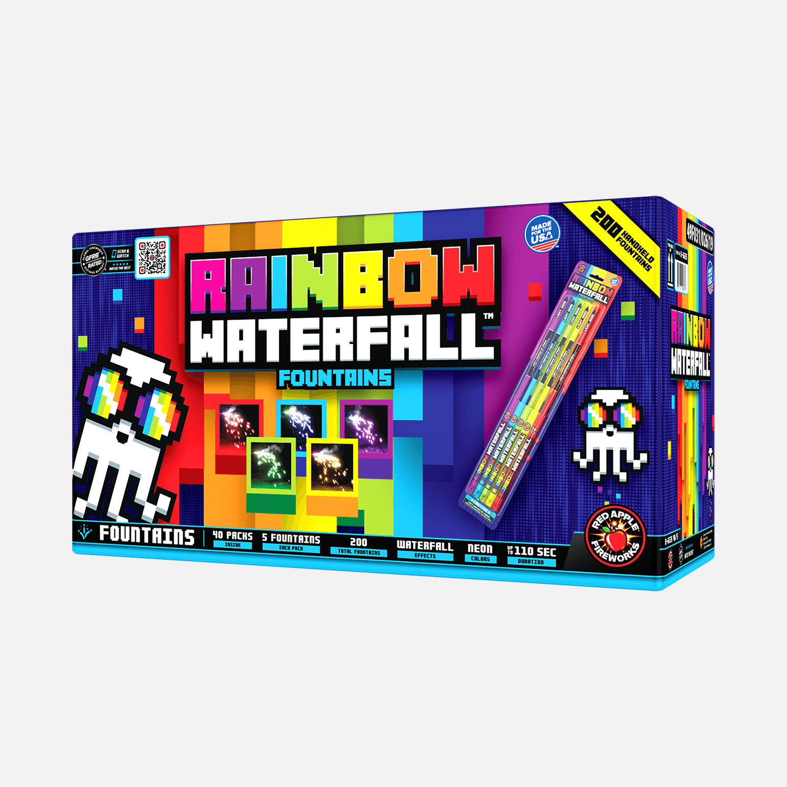 Buy Rainbow Waterfall™ Handheld Fountain Fireworks Online