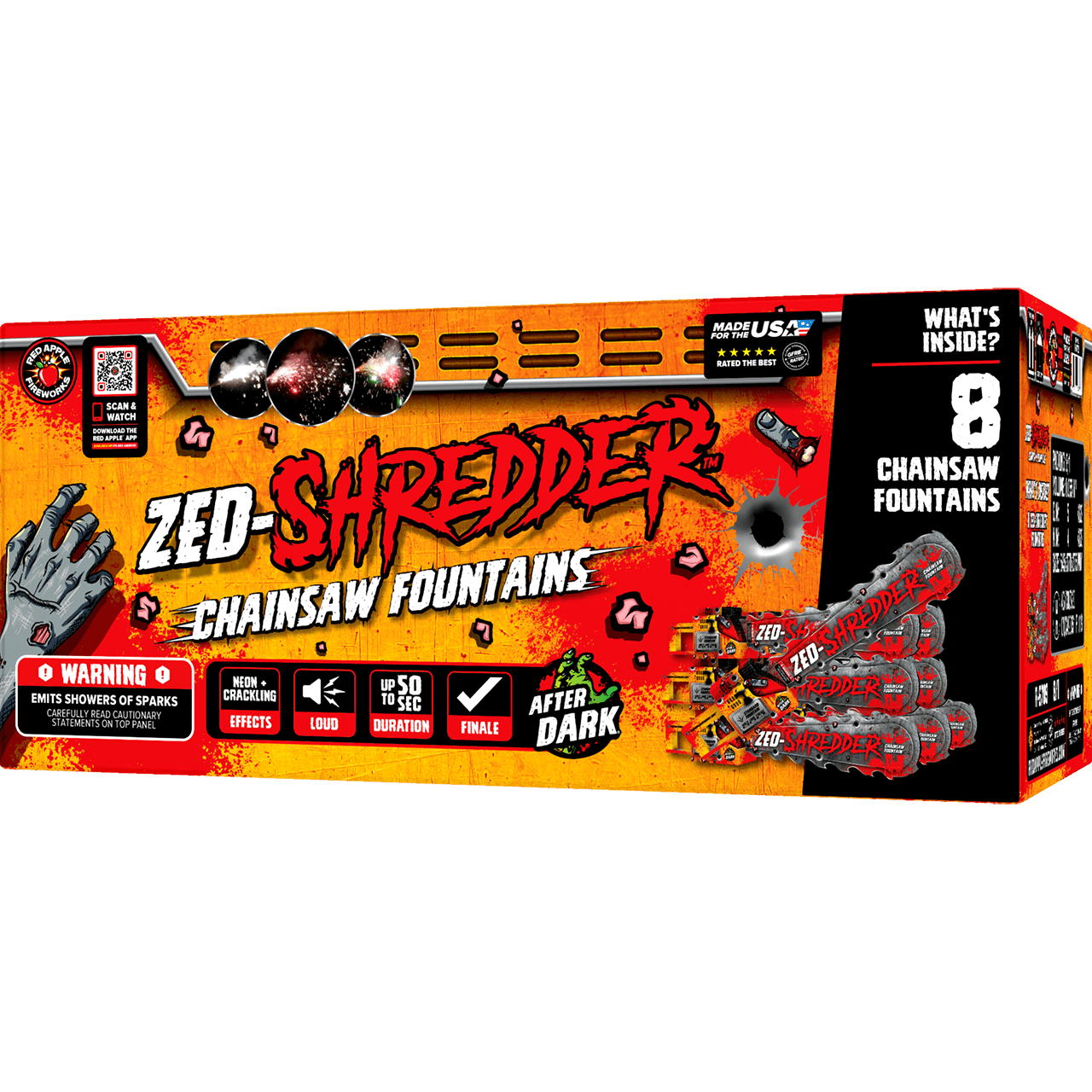 Buy Zed Shredder™ Fireworks Online – Red Apple® Fireworks