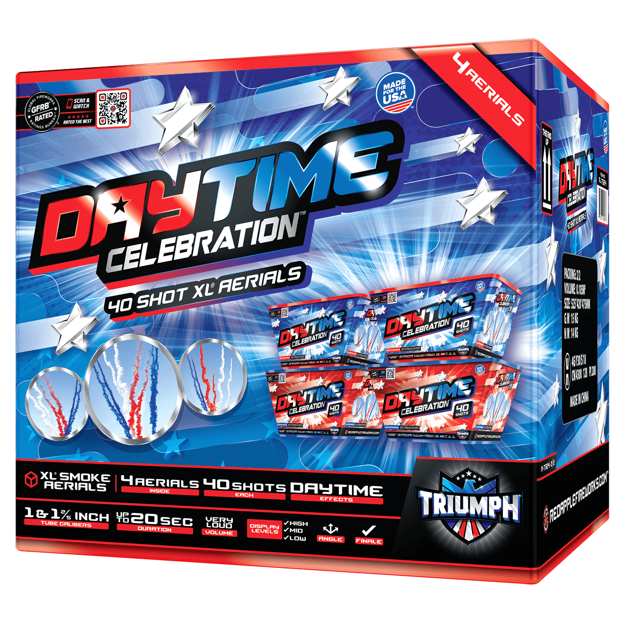 Buy Daytime Celebration™ 40-Shots Daytime Effect XL® Aerial Fireworks ...