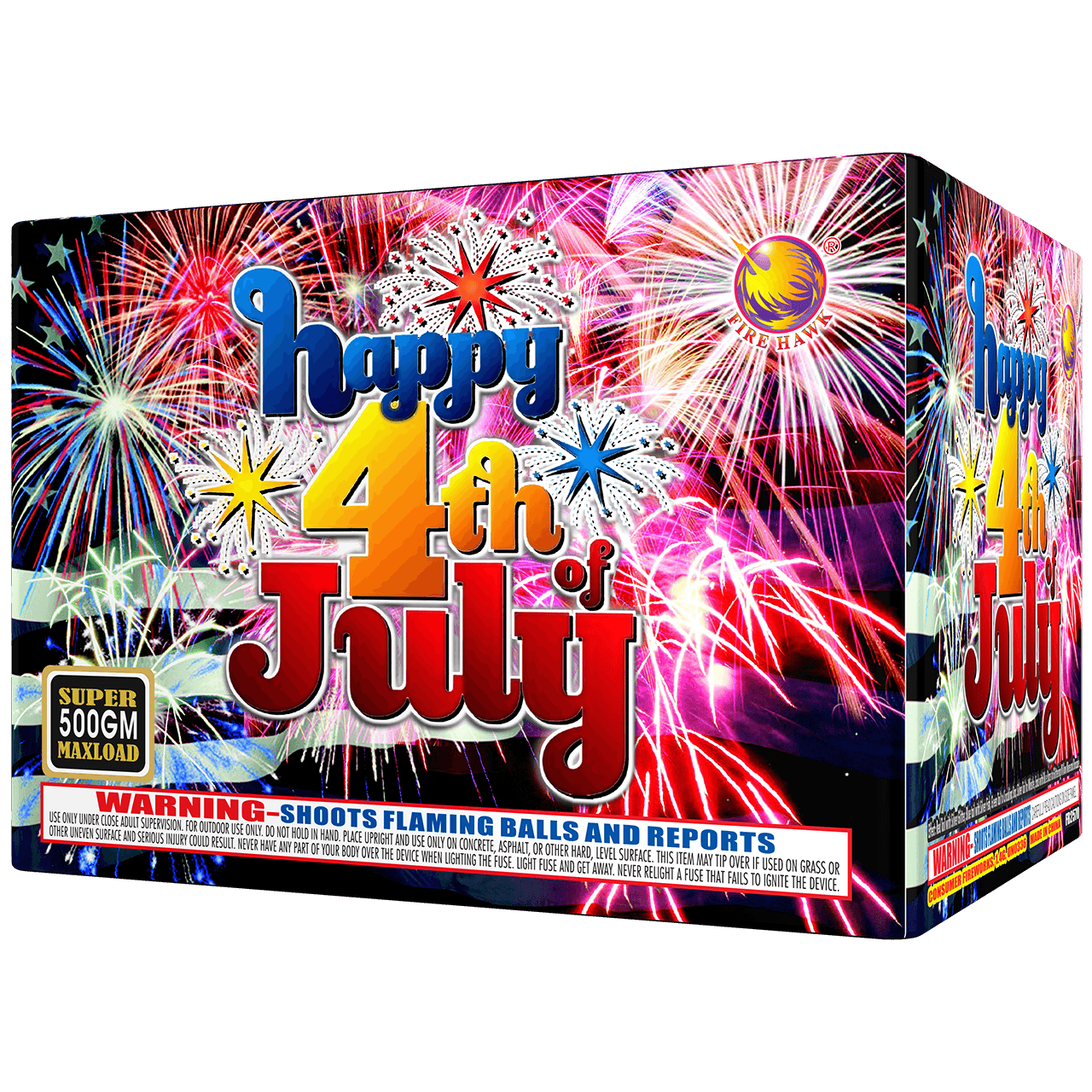 Buy Happy 4th of July 22 Shots XL® Aerial Fireworks by Firehawk Online ...