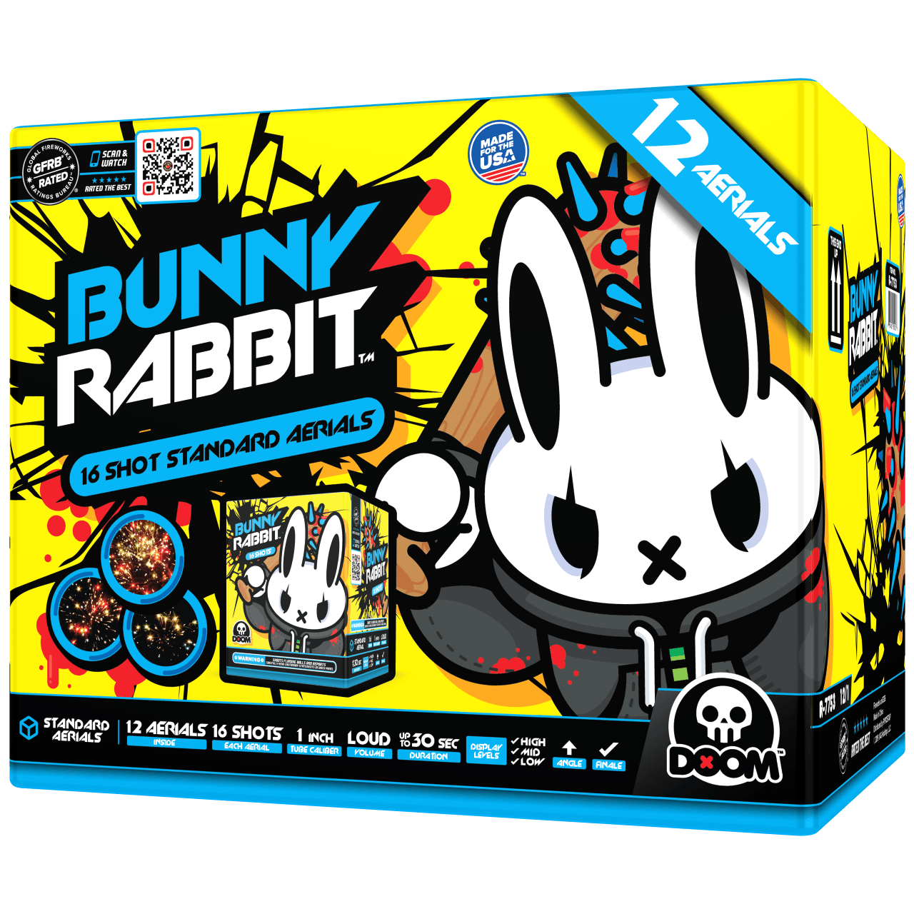 Buy Bunny Rabbit™ 16-Shots Standard Aerial Fireworks Online – Red Apple ...