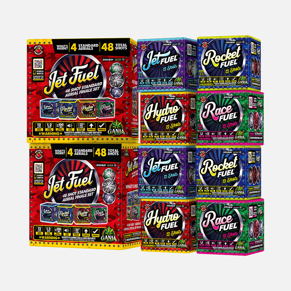 Buy Jet Fuel™ 48-Shots Large Aerial Finale Set® Fireworks Online