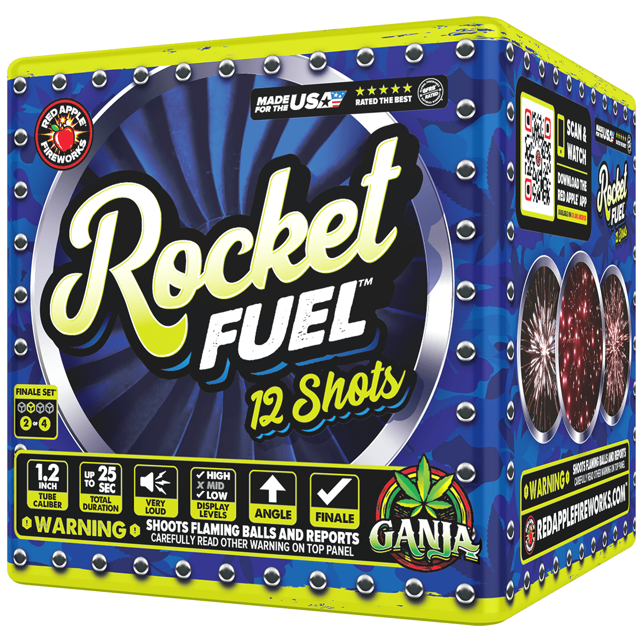Buy Jet Fuel™ 48-Shots Large Aerial Finale Set® Fireworks Online – Red ...