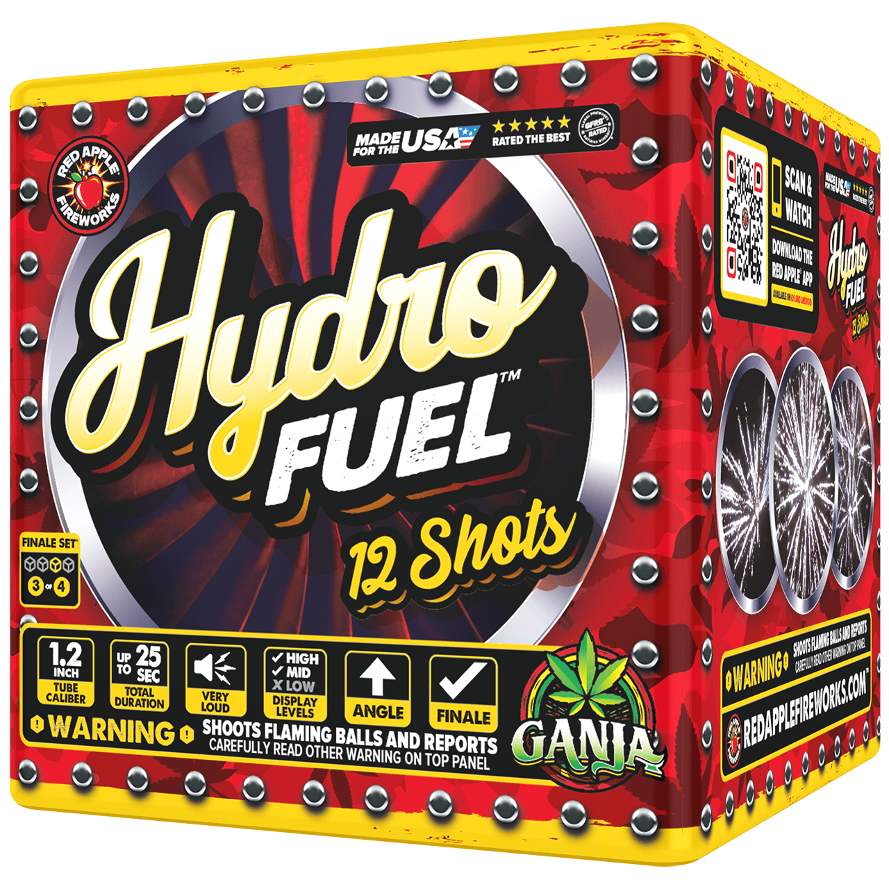 Buy Jet Fuel™ 48-Shots Large Aerial Finale Set® Fireworks Online – Red ...