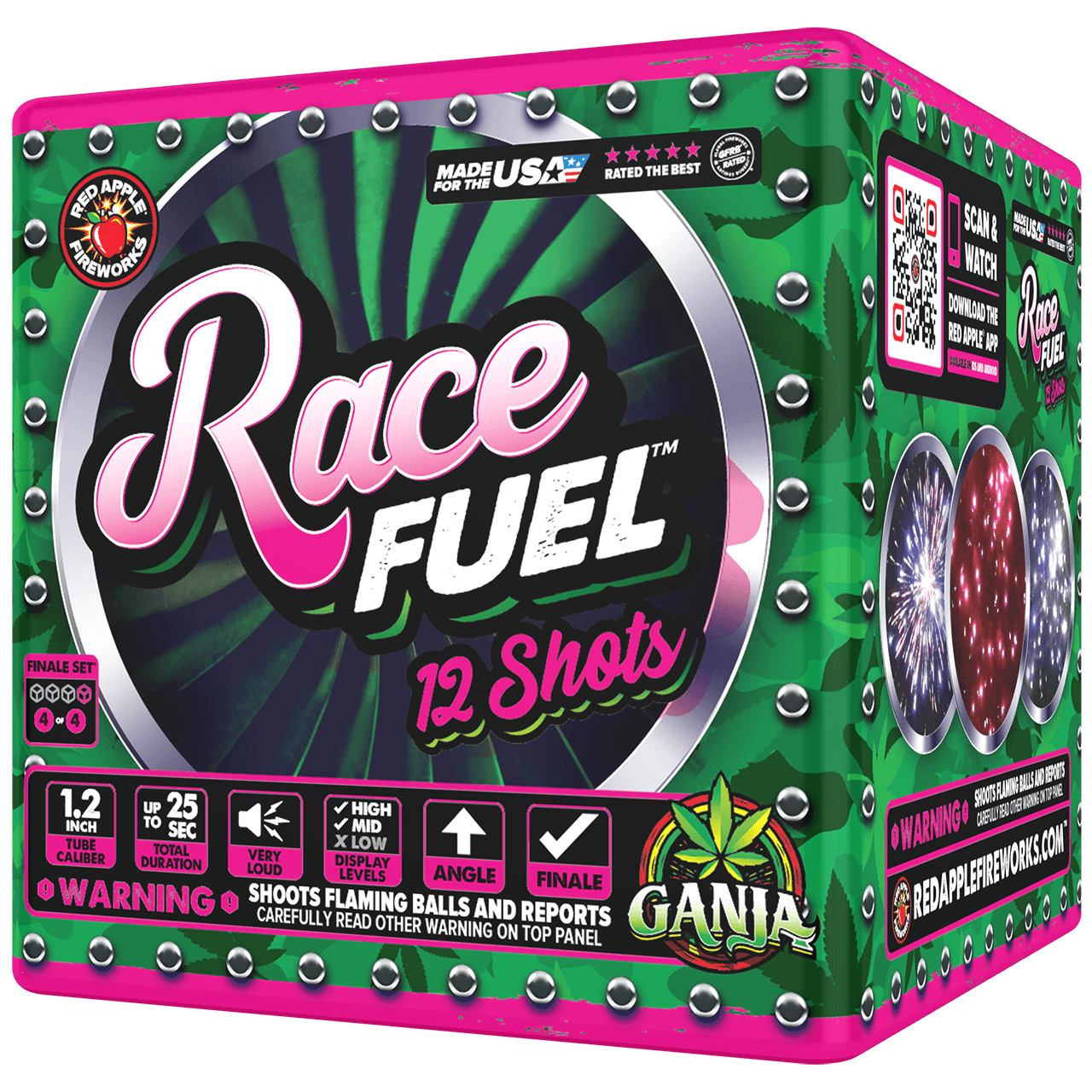 Buy Jet Fuel™ 48-Shots Large Aerial Finale Set® Fireworks Online – Red ...