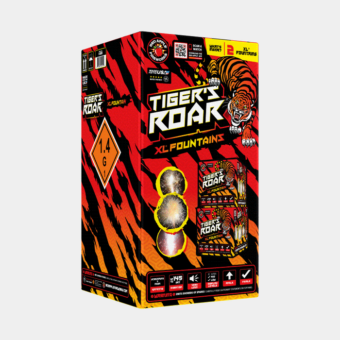 Buy Tiger's Roar™ XL® Fountain Fireworks Online