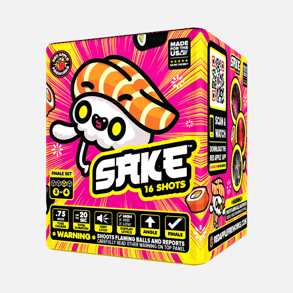 Buy Sushi™ 64-Shots Standard Aerial Finale Set® Fireworks Online