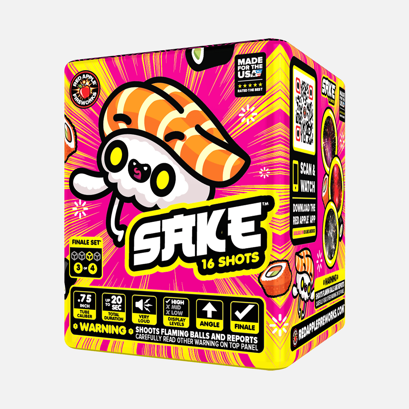 Buy Sushi™ 64-Shots Standard Aerial Finale Set® Fireworks Online