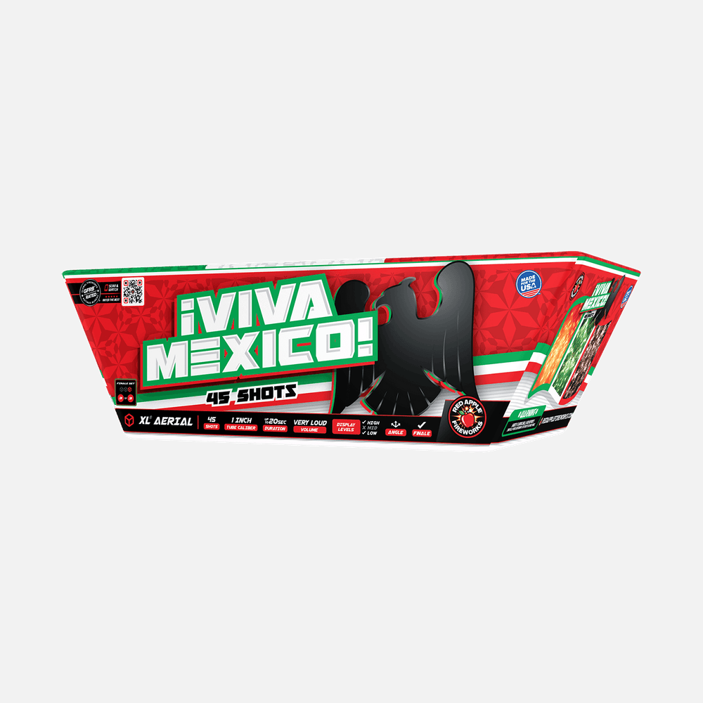 Buy Viva Mexico®! 135-Shots XL® Aerial Finale Set® Fireworks Online
