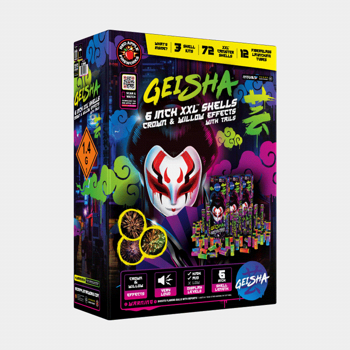 Buy Geisha® 6-Inch XXL™ Canister Shell Fireworks Online
