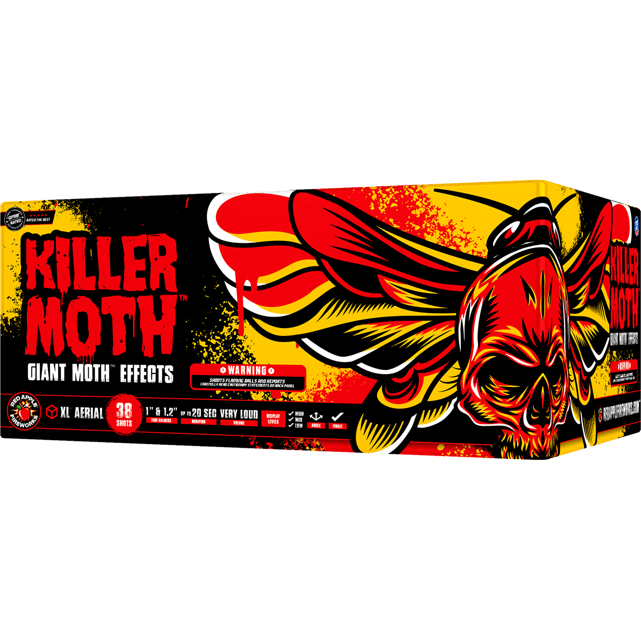 Buy Killer Moth™ 76-Shots XL® Aerial Finale Set® Fireworks Online – Red ...