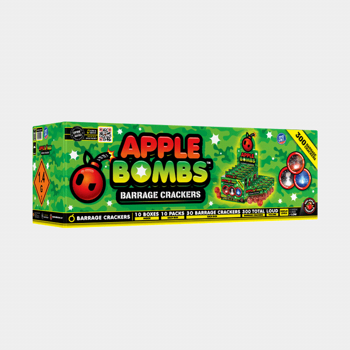 Apple Bombs Crackling Balls – Red Apple Fireworks