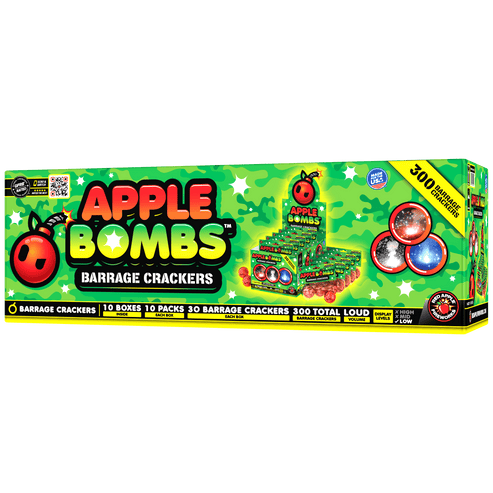 Buy Apple Bombs™ Crackling Ball Fireworks Online – Red Apple® Fireworks