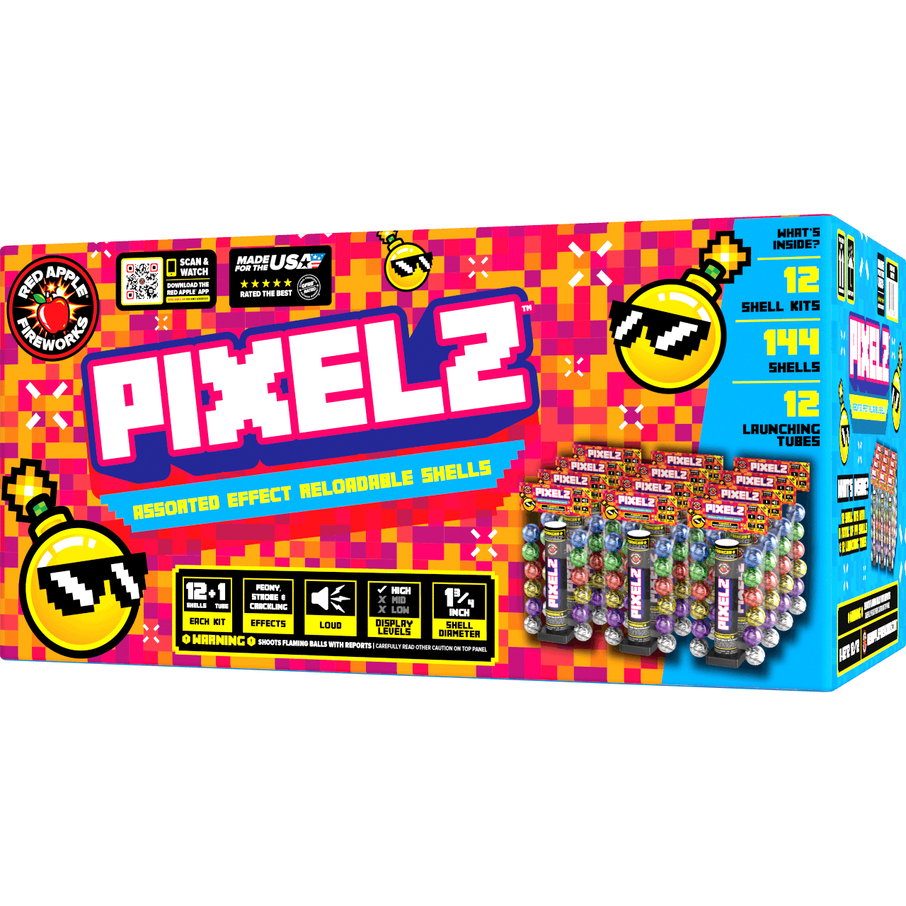 Buy Pixelz™ Bagged Artillery Shell Fireworks Online – Red Apple® Fireworks