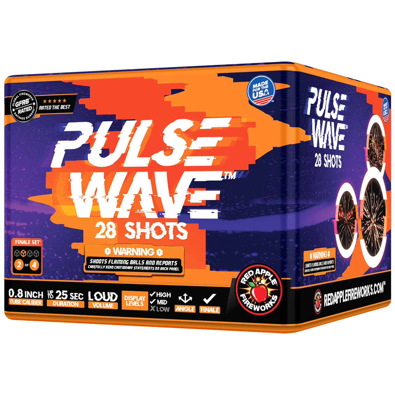 Buy Pulse Wave™ 112-Shots Standard Aerial Finale Sets® Fireworks Online ...