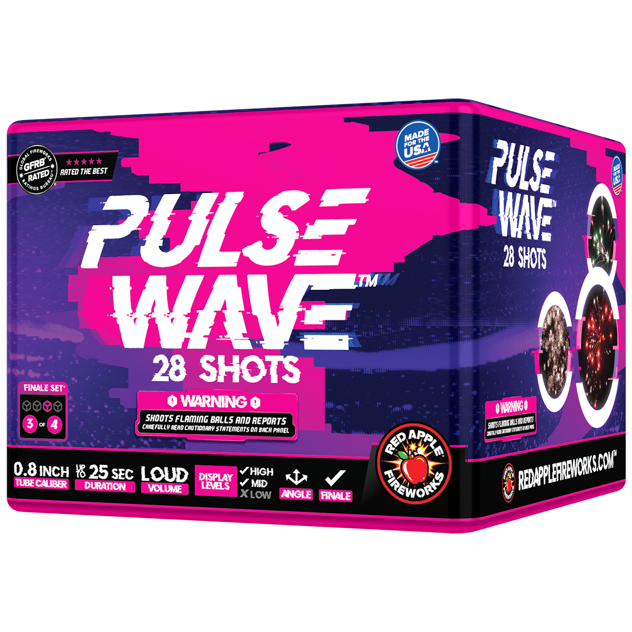 Buy Pulse Wave™ 112-Shots Standard Aerial Finale Sets® Fireworks Online ...