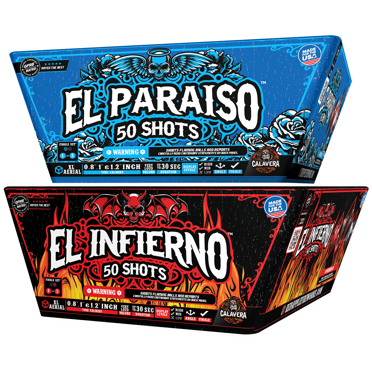 Buy Dia De Los Muertos® 100 Shots XL® Aerial Finale Set® Fireworks ...