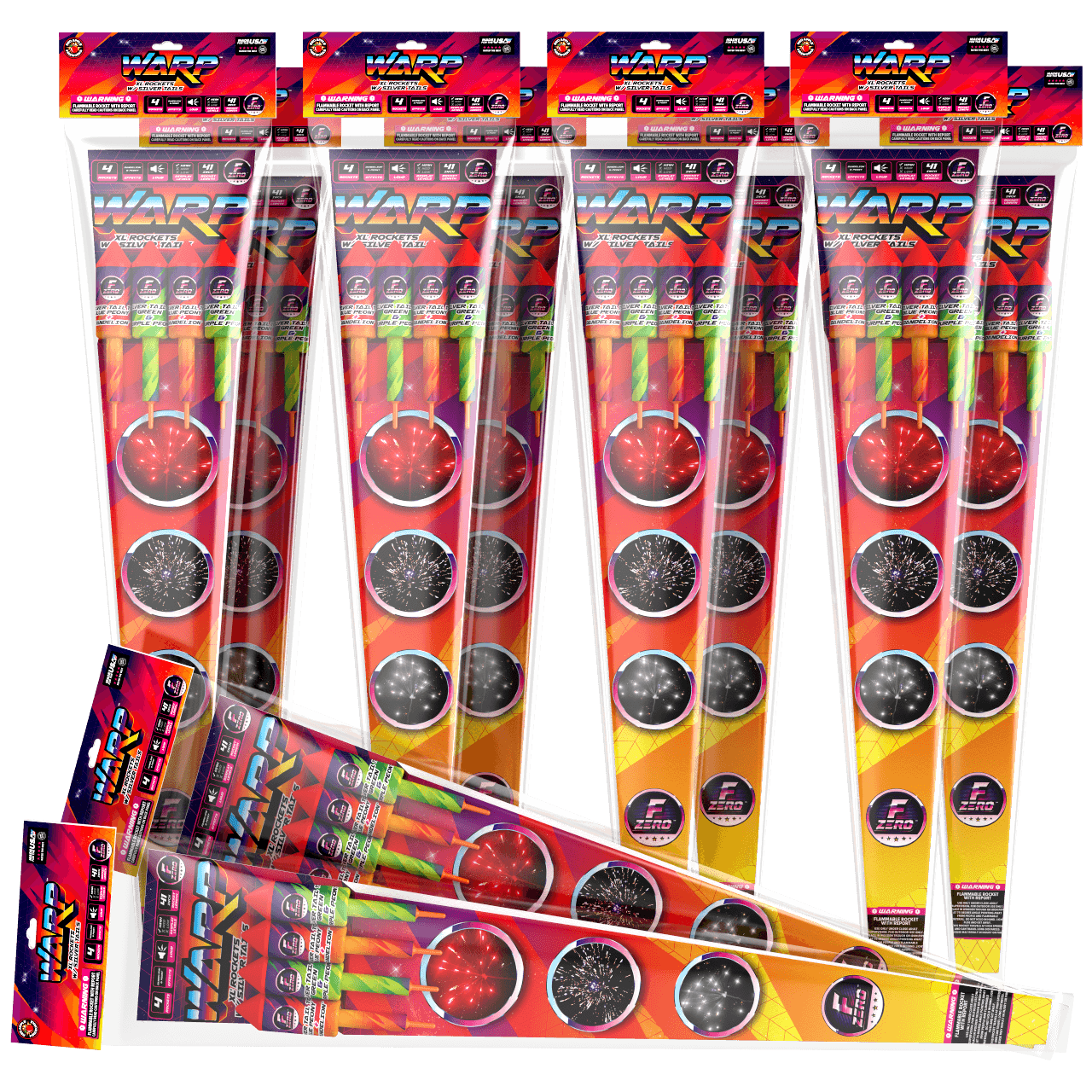 Buy Warp™ XL® Rocket Fireworks Online – Red Apple® Fireworks