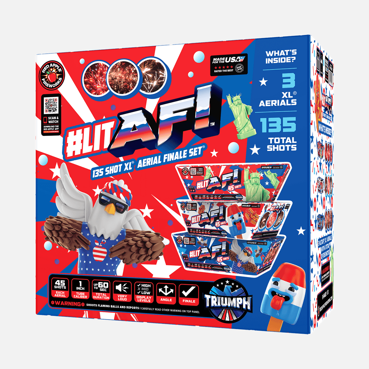 XL Aerial Firework Cakes - Up to 500 Grams - Buy Online!