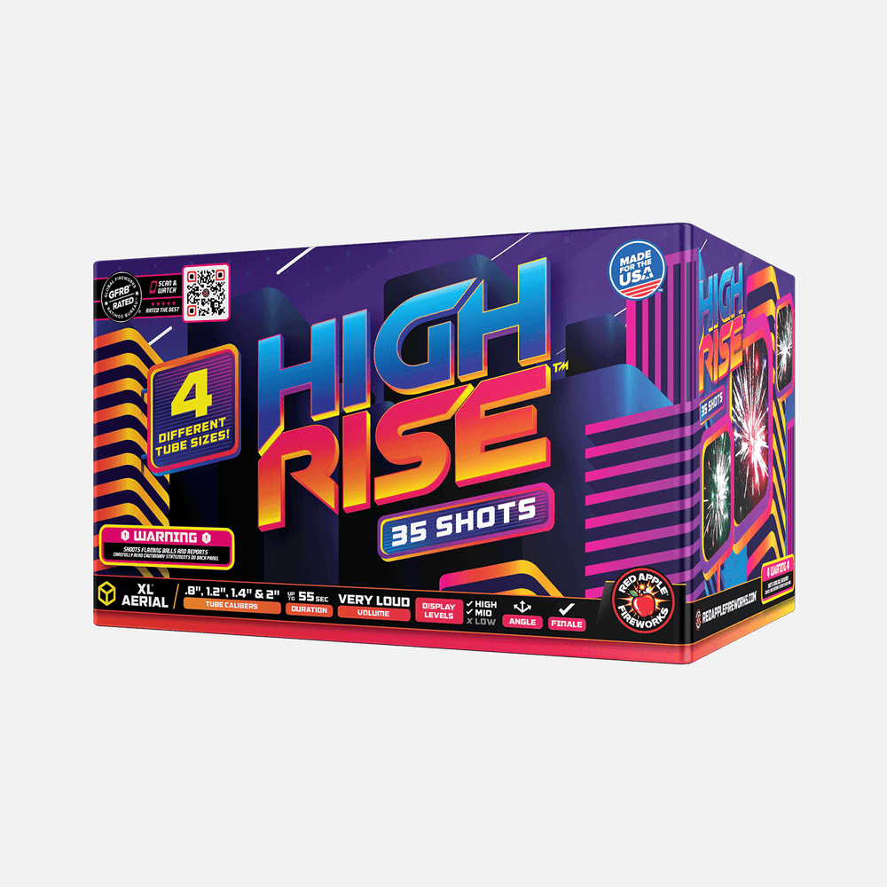 Buy High Rise™ 35 Shots XL® Aerial Fireworks Online