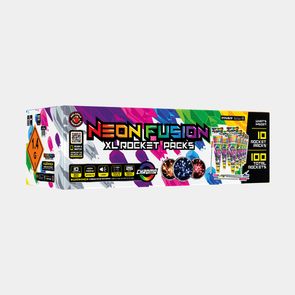 Buy Neon Fusion® XL® Rocket Packs™ Fireworks Online