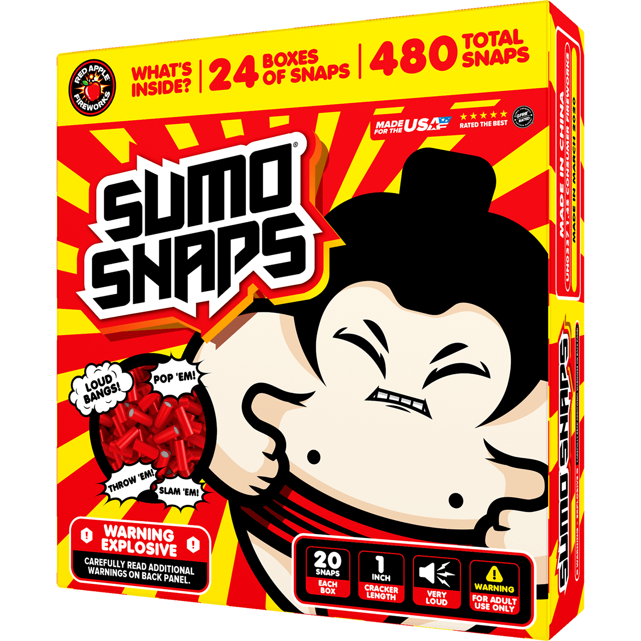 Buy Sumo® Snaps Adult Snapper Fireworks Online – Red Apple® Fireworks