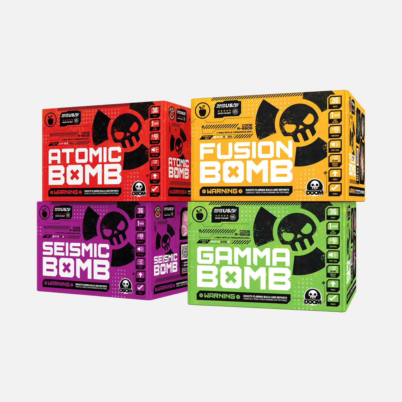 Buy Bomb Box™ 144 Shots XL® Aerial Finale Set® Fireworks Online