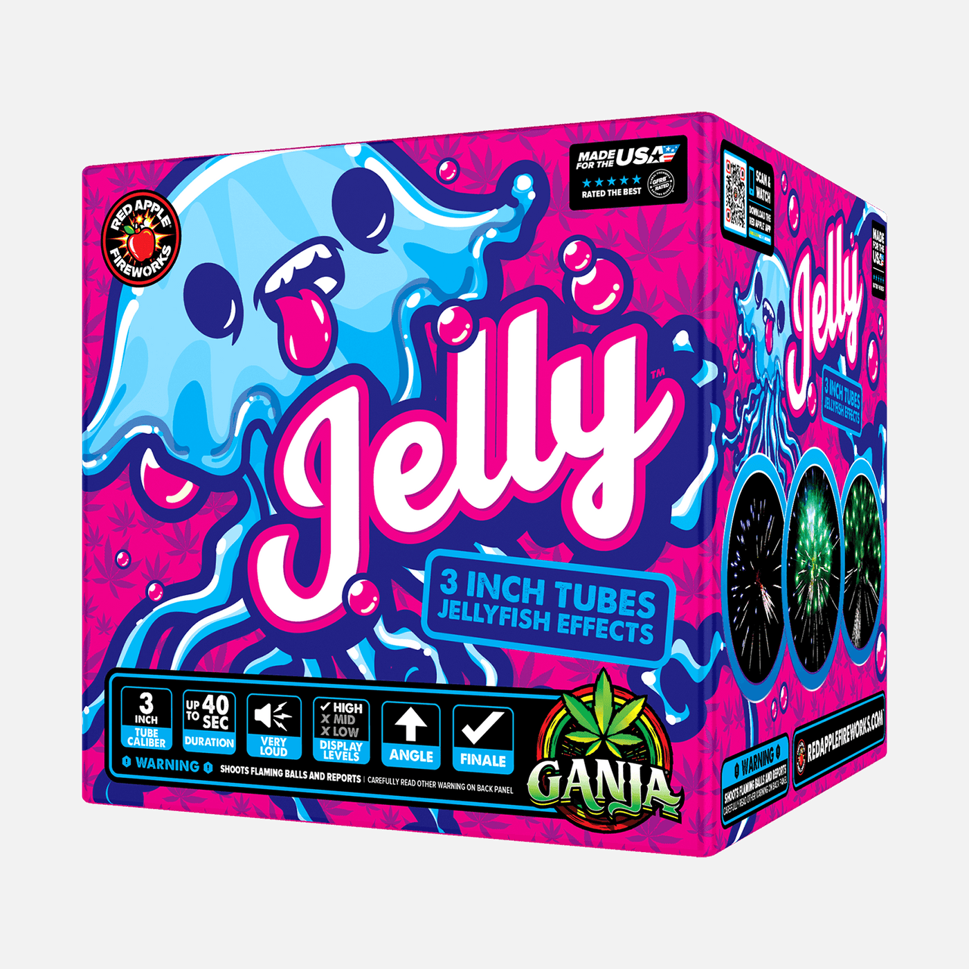 Buy Jelly™ 9 Shots Large Shell Cake Fireworks Online