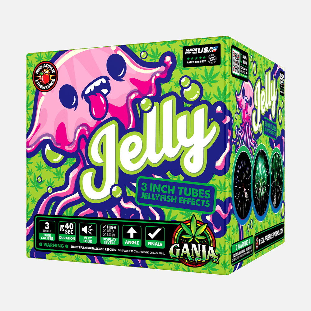 Buy Jelly™ 9 Shots Large Shell Cake Fireworks Online