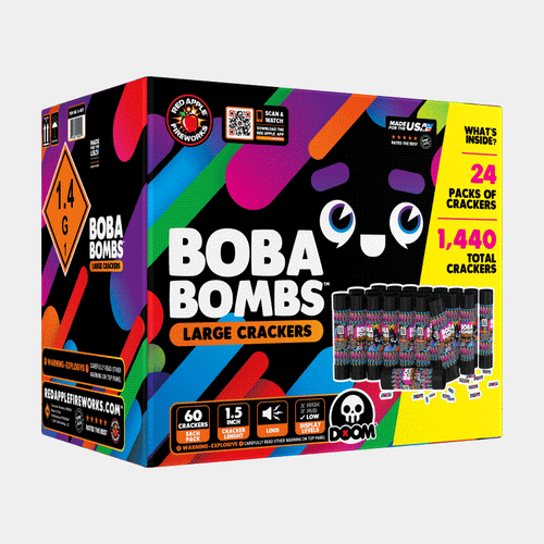 Buy Boba-Bombs™ M-1000 Cracker Pipe Style Fireworks Online
