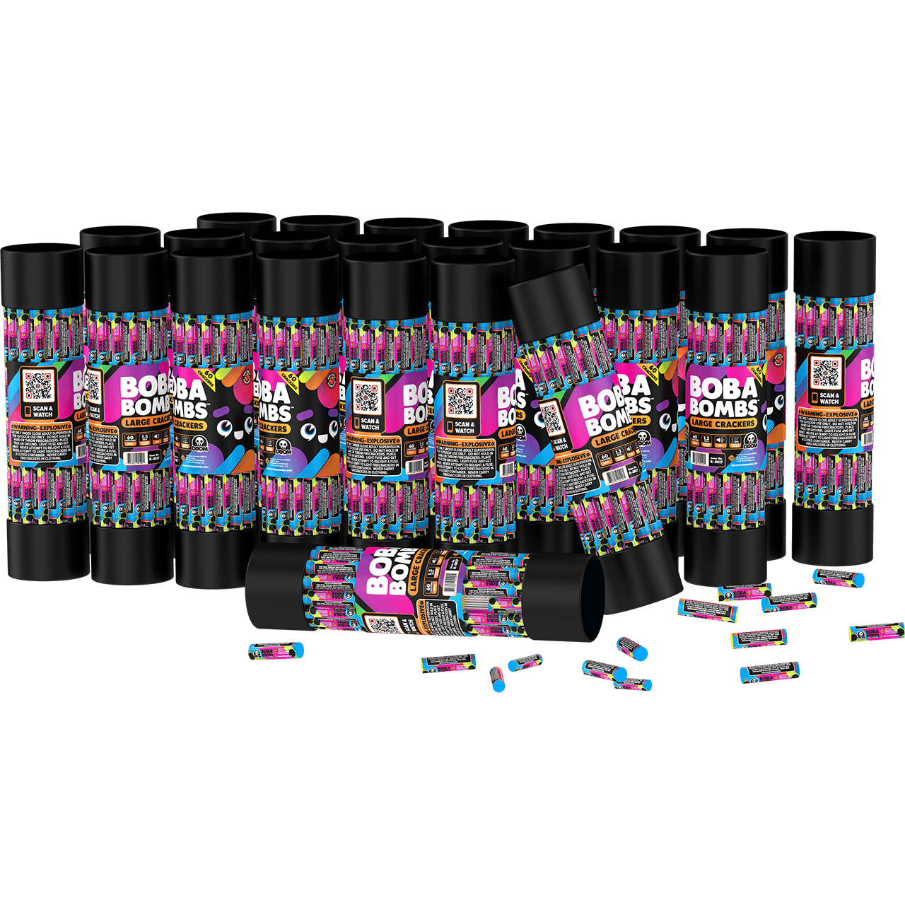 Buy Boba-Bombs™ M-1000 Cracker Pipe Style Fireworks Online – Red Apple ...