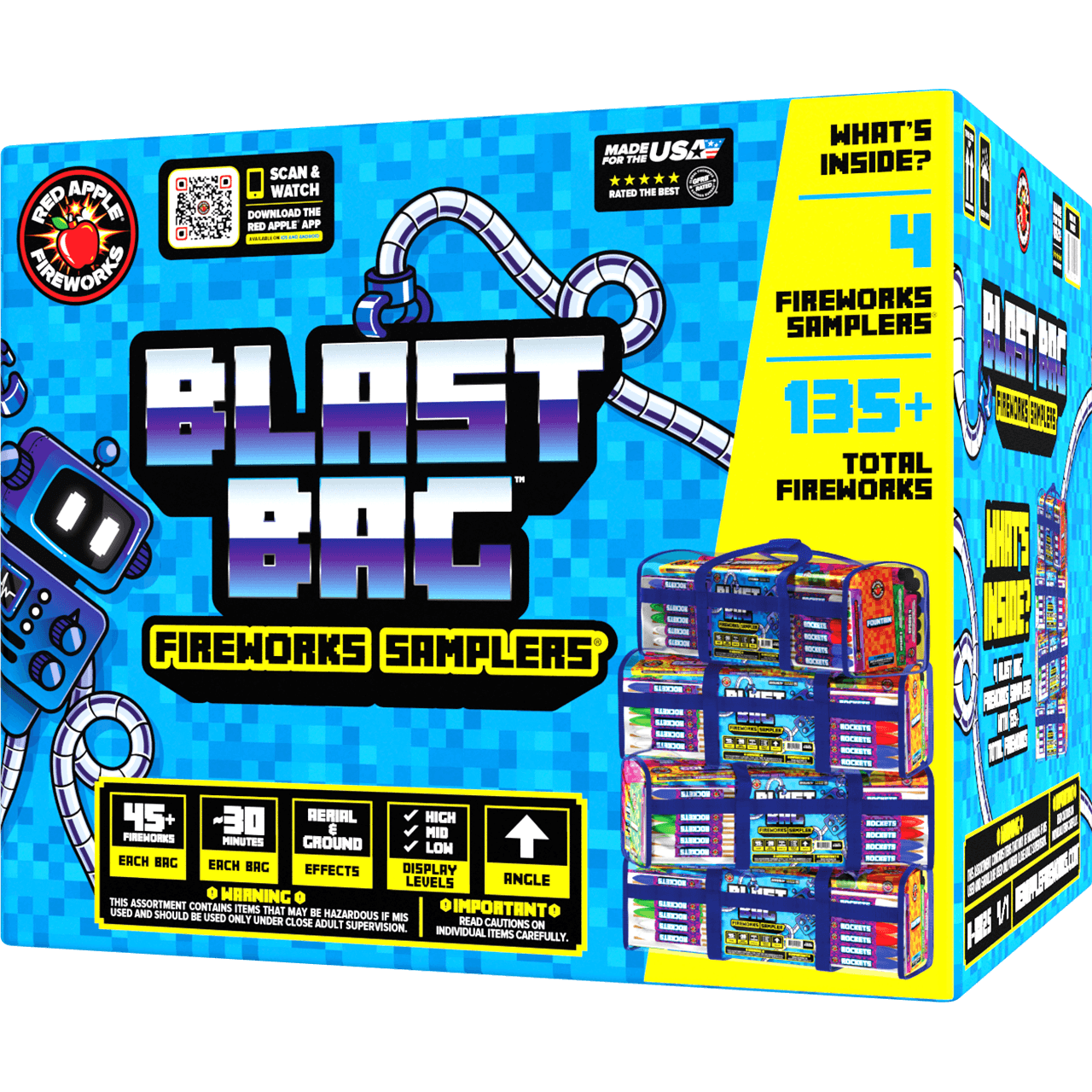 Buy Blast Bag Fireworks Samplers® Online – Red Apple® Fireworks