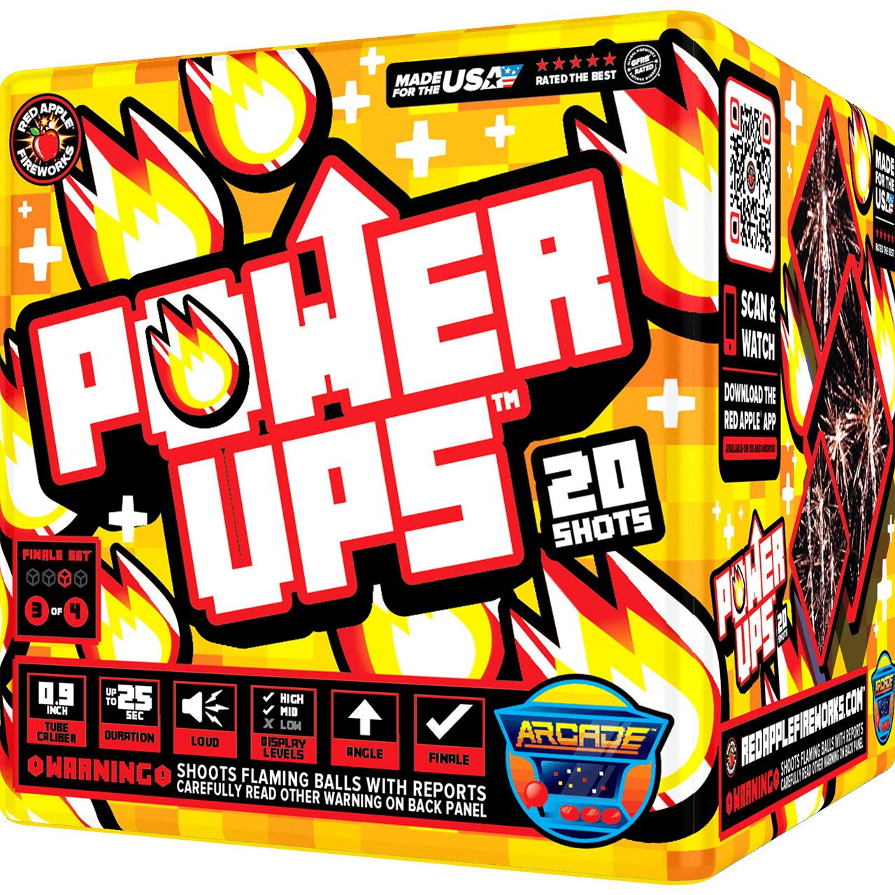 Buy Power-Ups™ Standard Aerial Finale Set® Fireworks Online – Red Apple ...