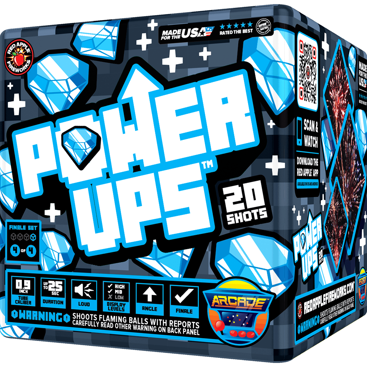 Buy Power-Ups™ Standard Aerial Finale Set® Fireworks Online – Red Apple ...