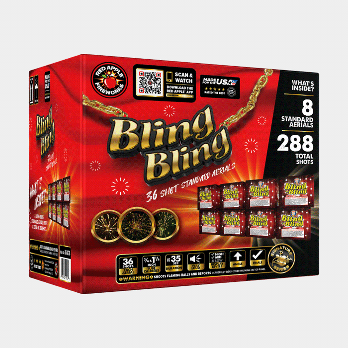 Buy Bling Bling 36 Shots Standard Aerials by Brother Fireworks Online