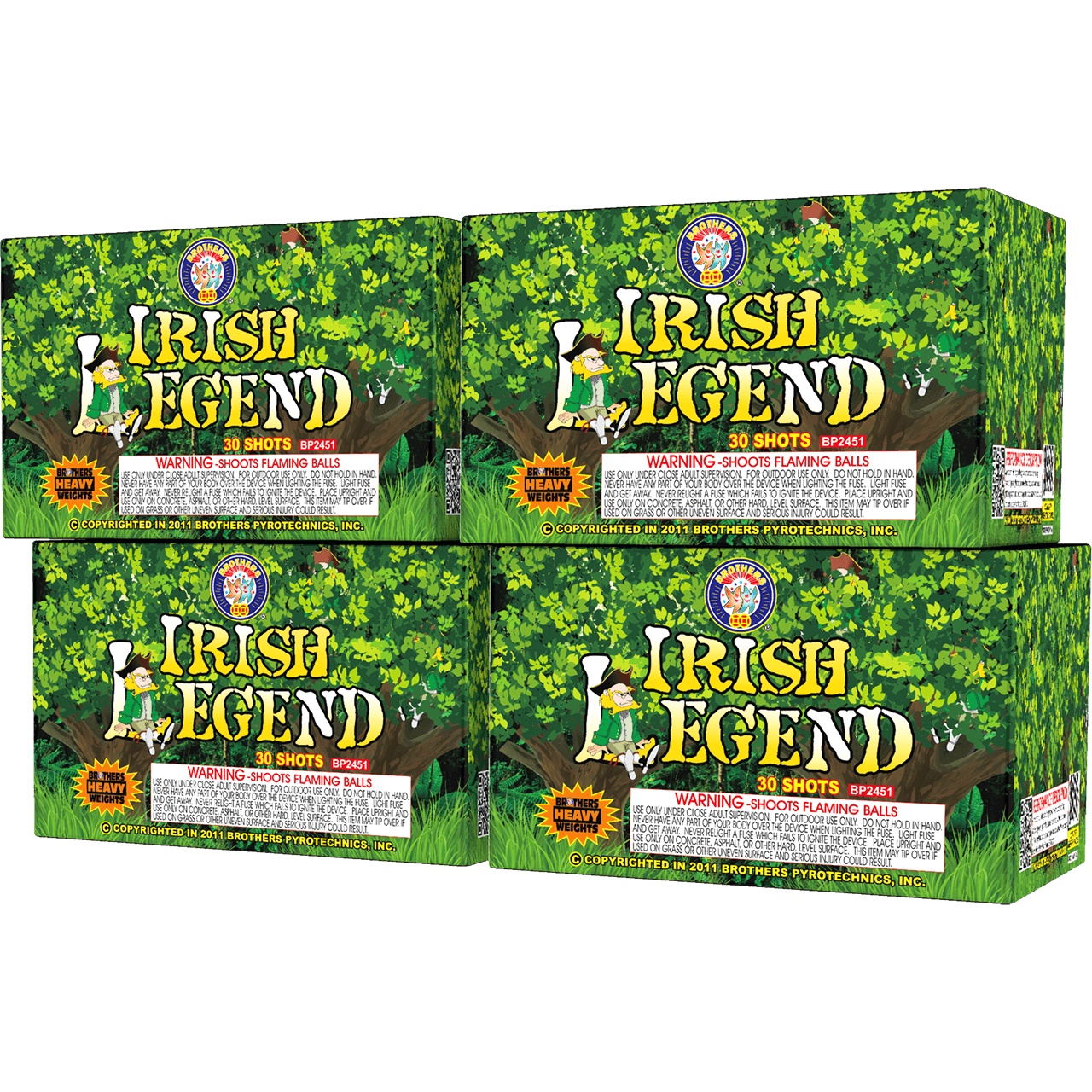 Buy Irish Legend 30 Shots Large Aerials by Brother Fireworks Online ...