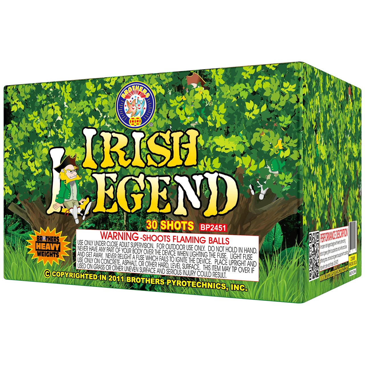 Buy Irish Legend 30 Shots Large Aerials by Brother Fireworks Online ...
