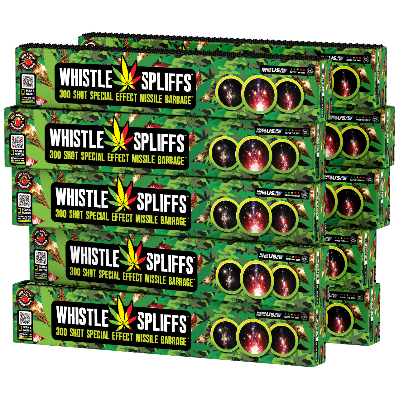 Buy Whistle Spliffs™ 300 Shots Special Effect Missile Barrage Fireworks ...