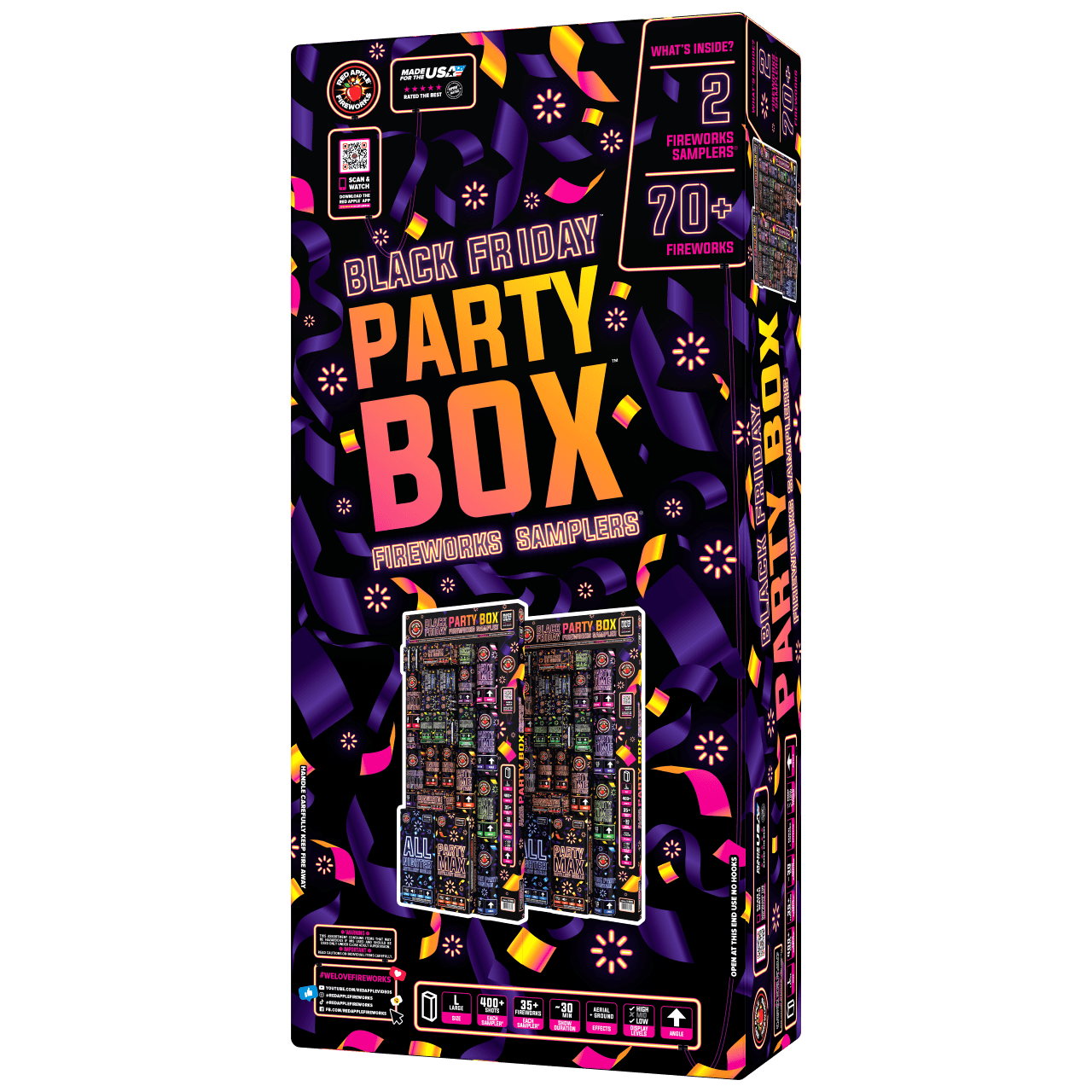 Buy Black Friday Party Box Fireworks Samplers® Online – Red Apple ...